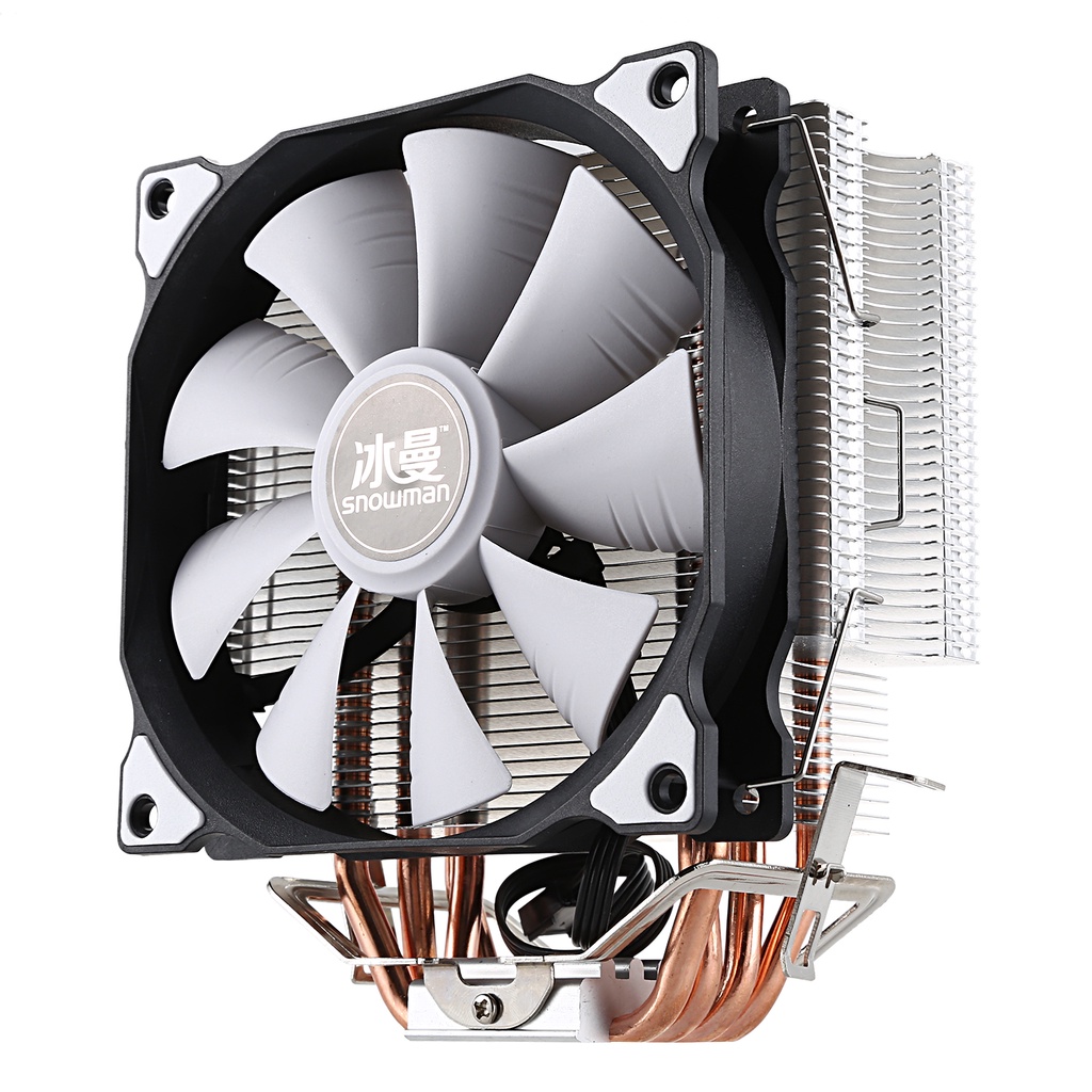 GSE SNOWMAN CPU Cooler Master 4 Direct Contact Heatpipes freeze Tower ...