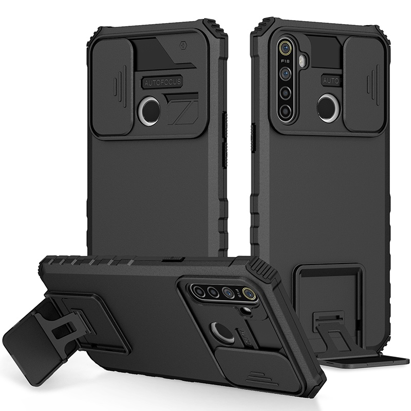 Realme 5 5i 5s 6i 7i 9i C3 C2 A1k Shockproof Case Push Pull Camera ...