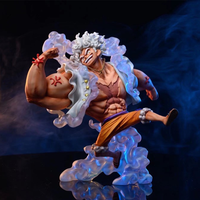 One Piece Luffy Gear 5 Anime Figure Nika Action Figures Pvc Figurine ...