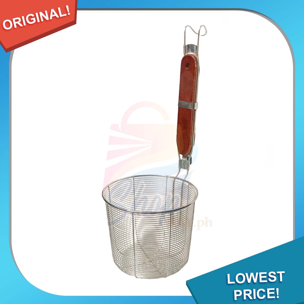 Stainless Steel Wire Mesh Spider Food Strainer Skimmer, 5.5-Inch Basket ...