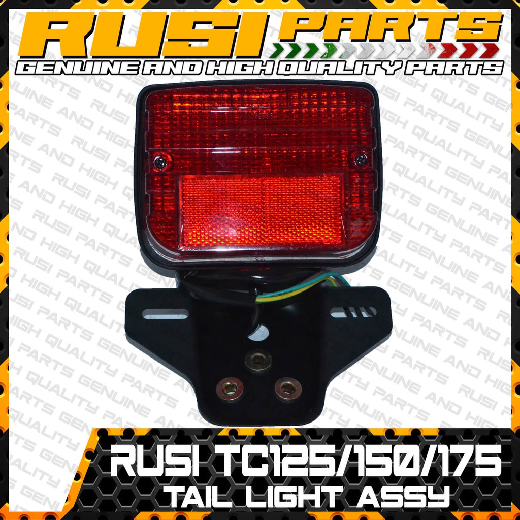TC125/150/175/DL 150 Tail Light Assy for Rusi Motorcycle | Shopee ...