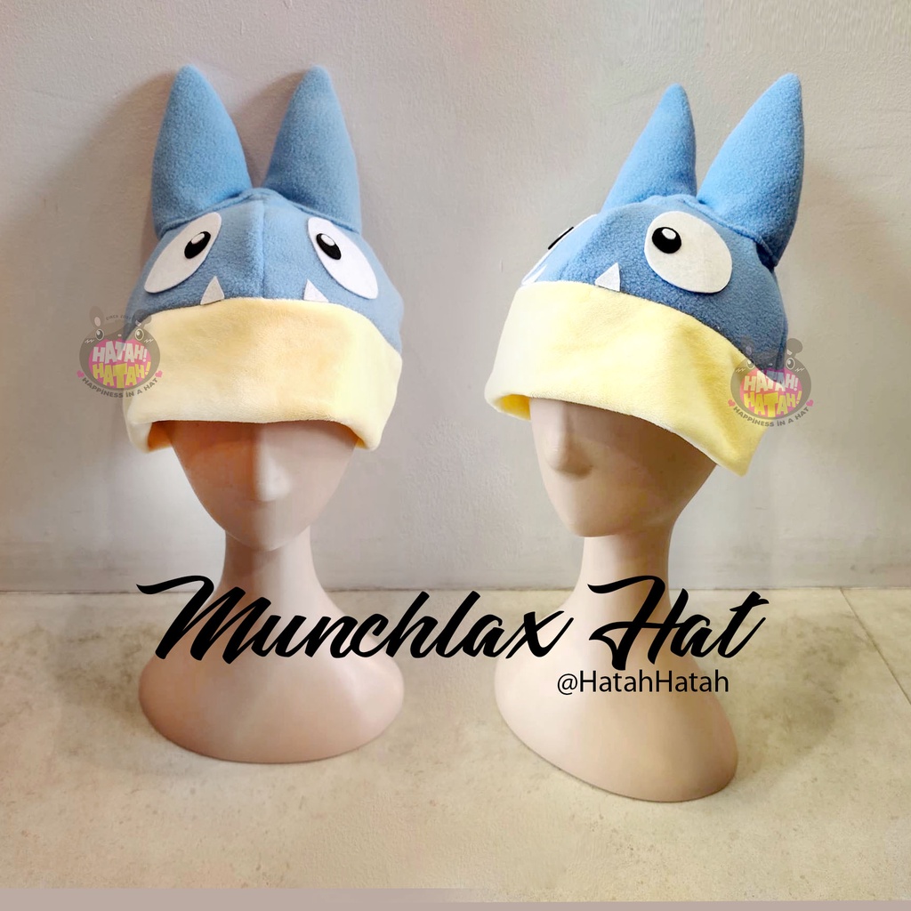 Munchlax Hat Pokemon Gen 4 Diamond and Pearl Gonbe Handmade Hatahhatah ...