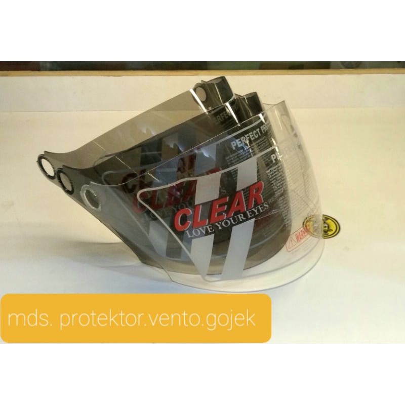 Clear Helmet Glass FOR MDS Protector,MDS VENTO, GOJEK Glass | Shopee Philippines