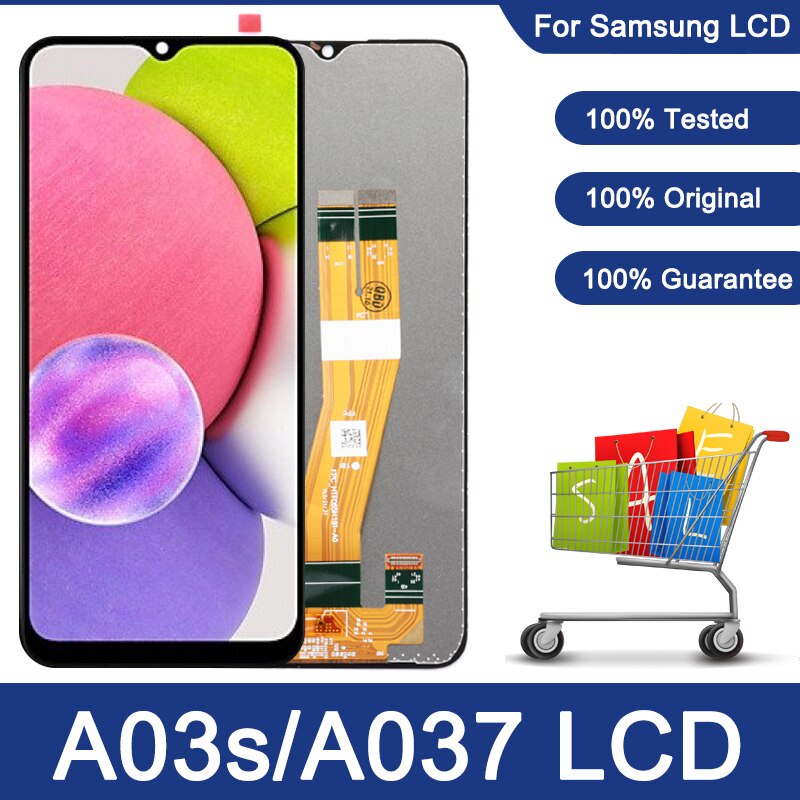 6.5'' Original LCD For Samsung Galaxy A03S LCD A037F A037M A037FD A03S ...