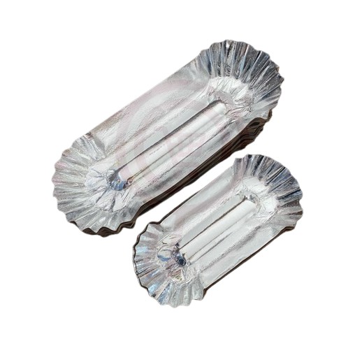 KIKIAM TRAY HOTDOG TRAY SQUARE PLATE PAPER PLATE (Siomai, Dumpling ...