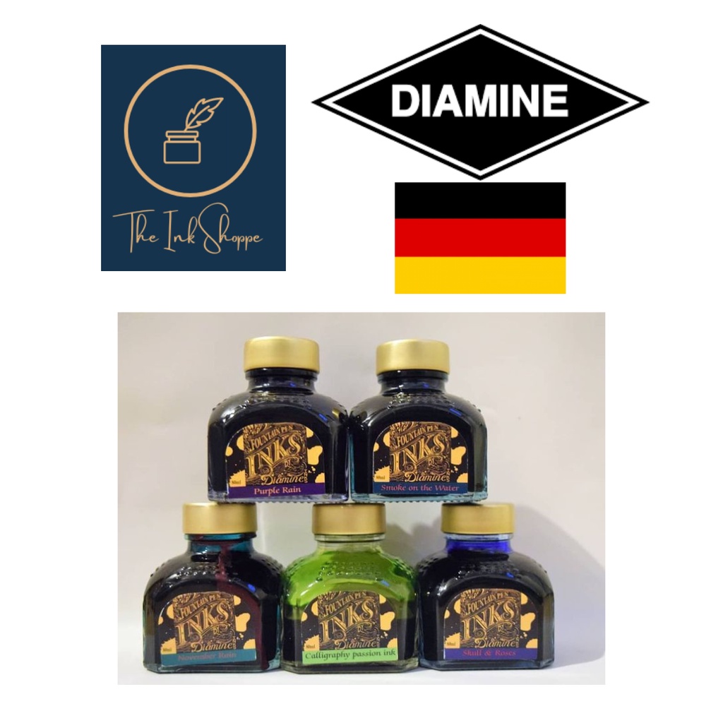Diamine Germany Exclusive Fountain Pen Ink Sample (3mL) | Shopee ...