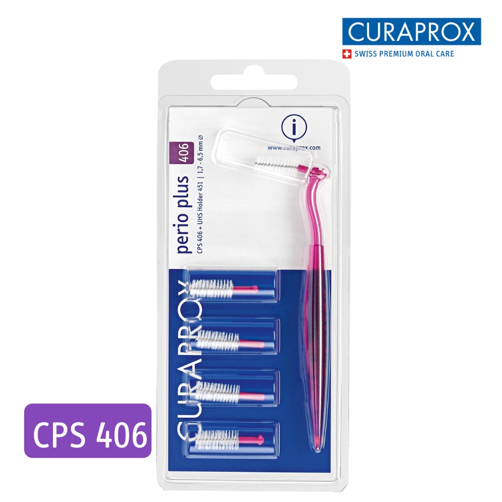 Curaprox Perio Plus Interdental Brush for Braces and Big Teeth Gaps 3 ...