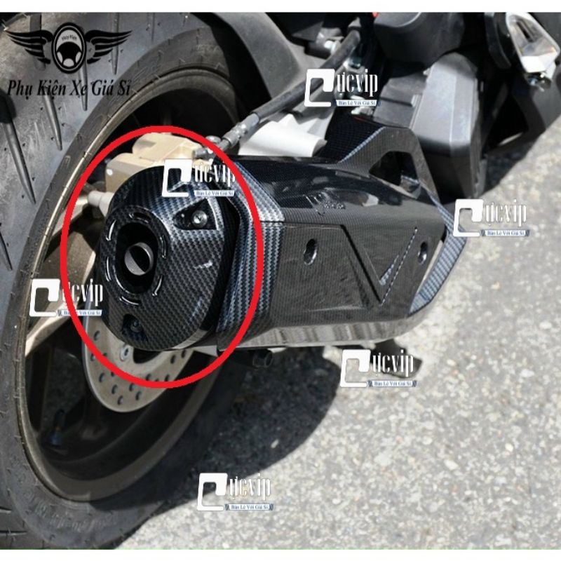 HONDA CLICK 160 muffler tip carbon | Shopee Philippines