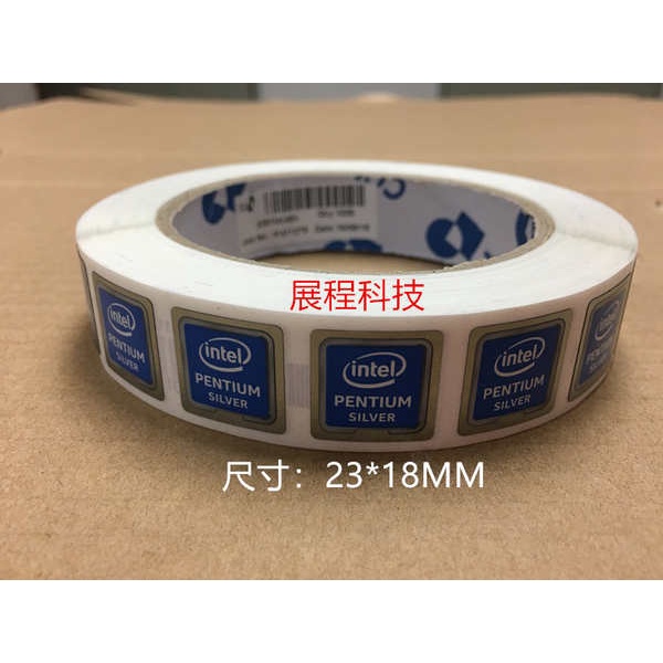 New Brand Original PENTIUM SILVER Label Sticker, 6,7,8, 9, Generation ...