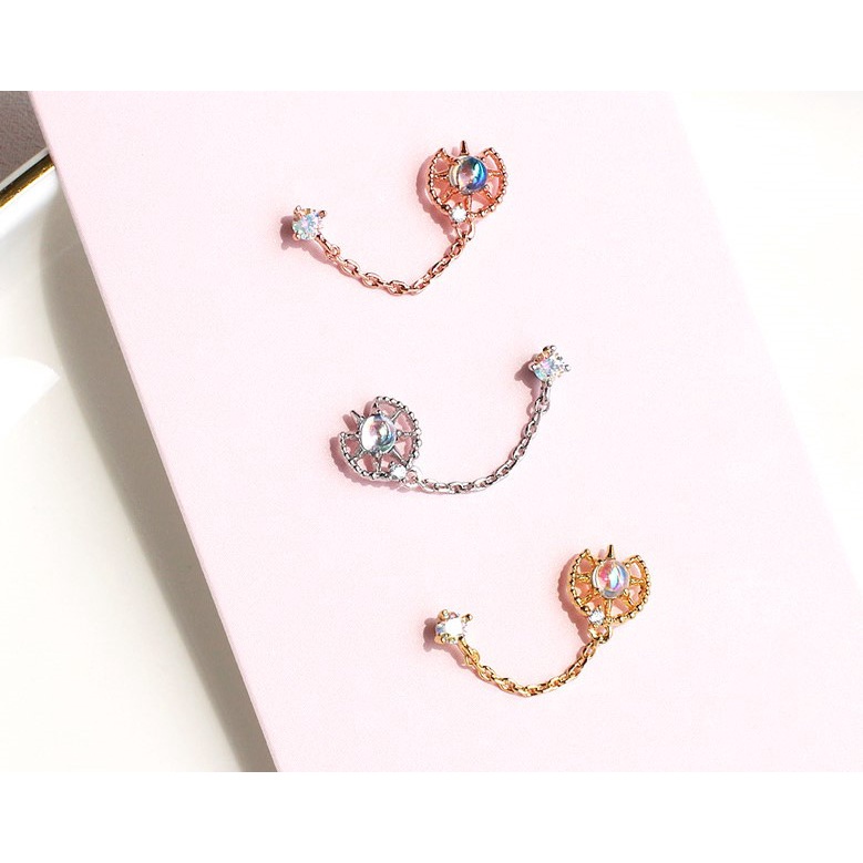 Apollo Chain Earrings (piercing / ring) | Shopee Philippines