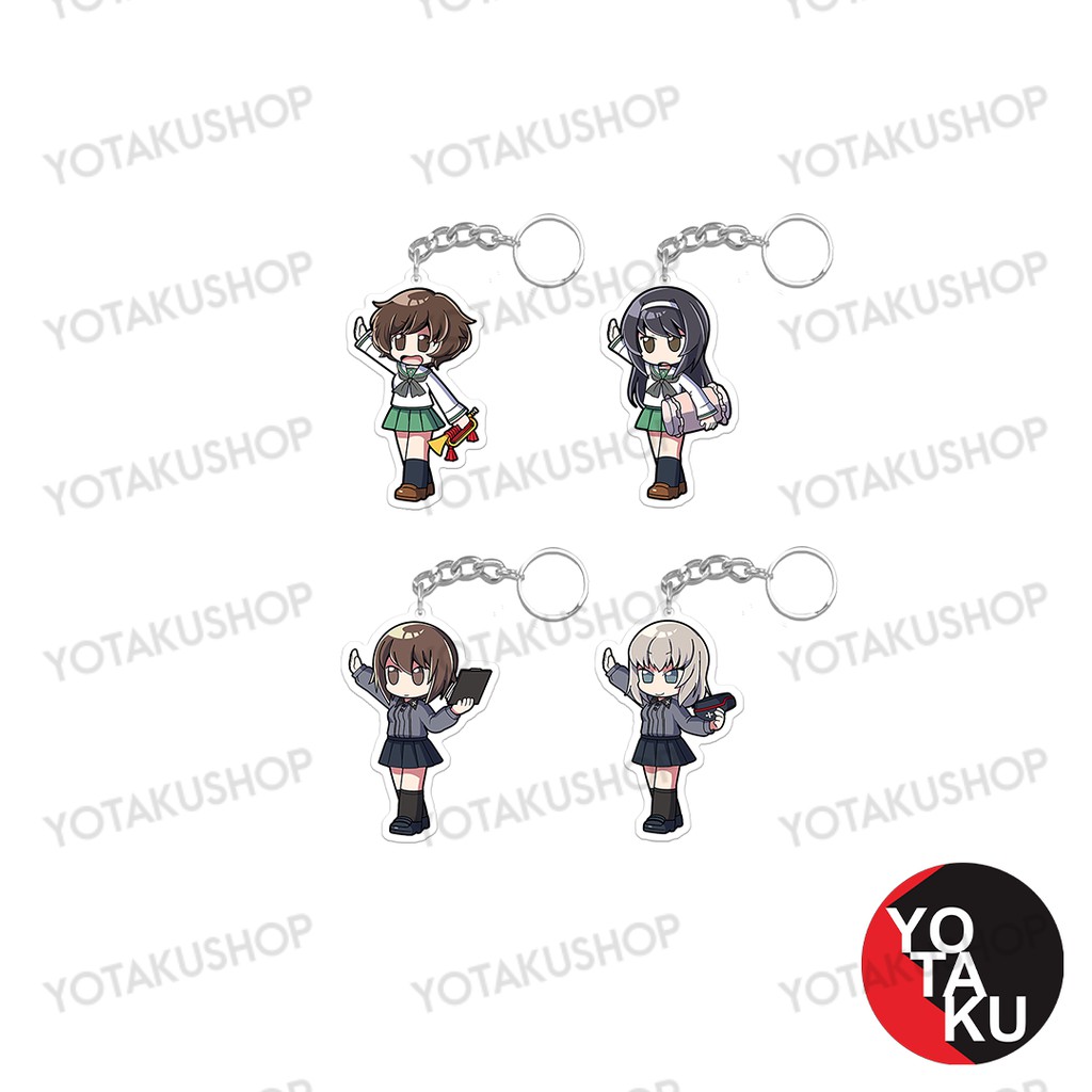 GANTUNGAN Girls und Panzer Acrylic Anime Keychain GC9501 YOTAKUSHOP ...