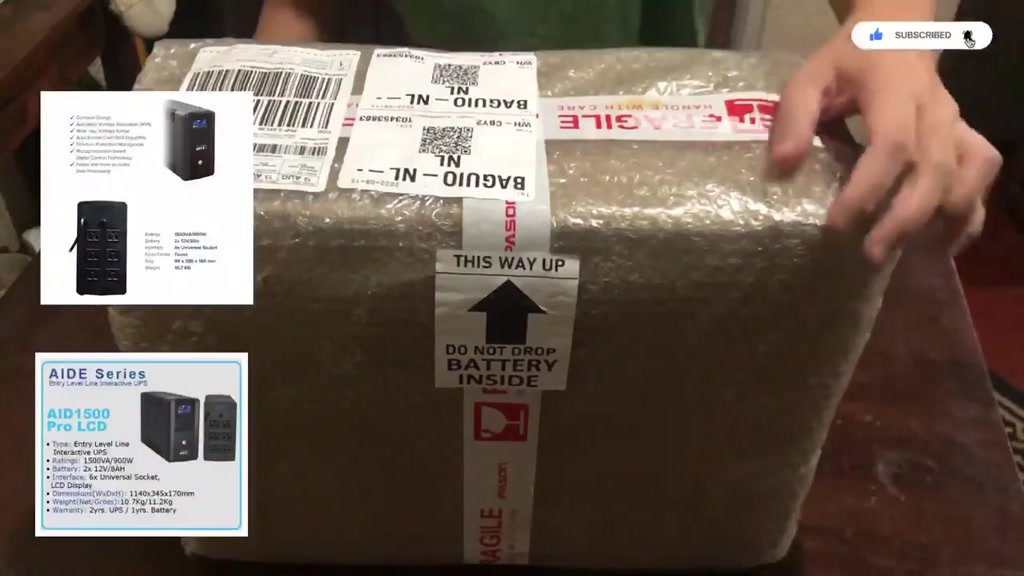 Ipason AWP AID1500 Pro LCD 900W-1500VA UPS with AVR Uninterruptible ...