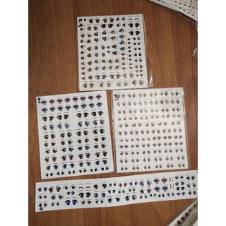 Eyes water decals | Mouth water decals | Clay decals Eyes sticker ...