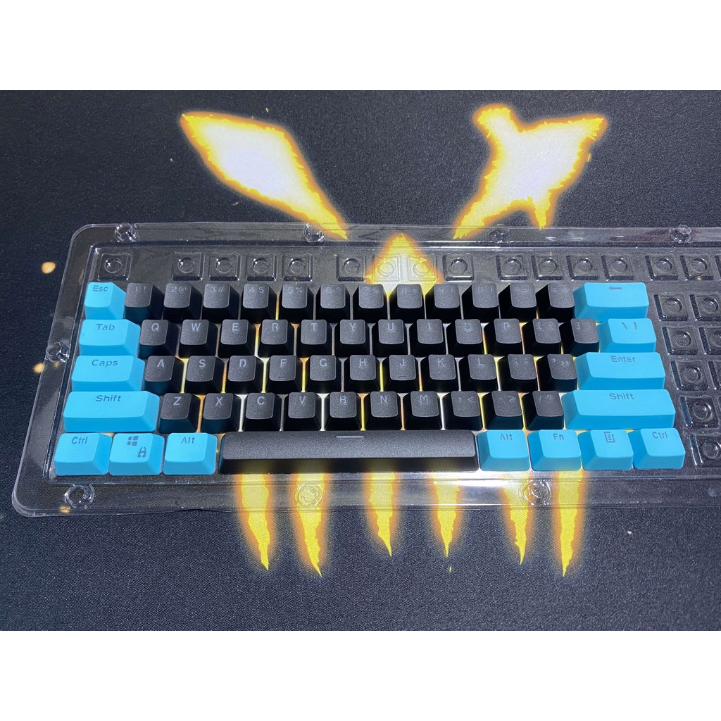 RK 61 Keycaps PBT Material OEM profile Backlit Two-Color Mechanical ...