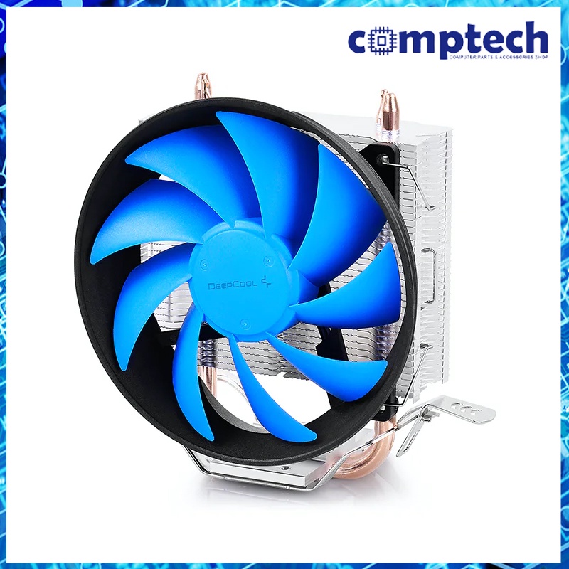 Deepcool Gammaxx 200T - 2 Sintered Metal powder heatpipes, 1x120mm PWM ...