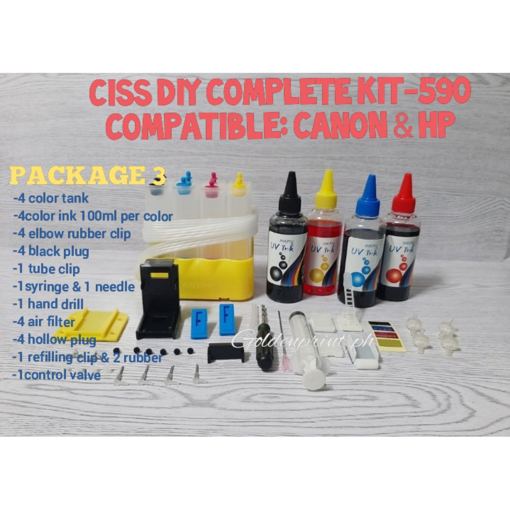 DIY Cartridge Refill Kit Package with Ink | Shopee Philippines