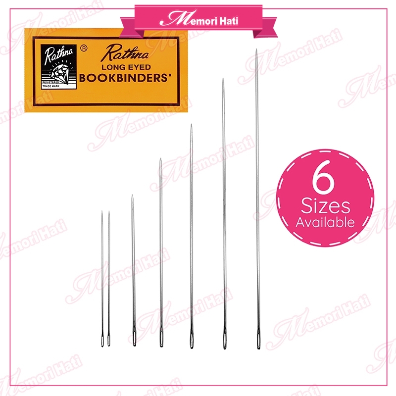 Rathna Long Eyed Bookbinder Needle / Size 3.5", 4", 5", 6", 7" & 8 ...