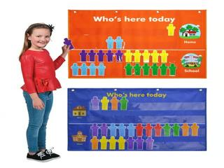 COLO Classroom Management Pocket Chart Who is Here Today Pocket Chart ...
