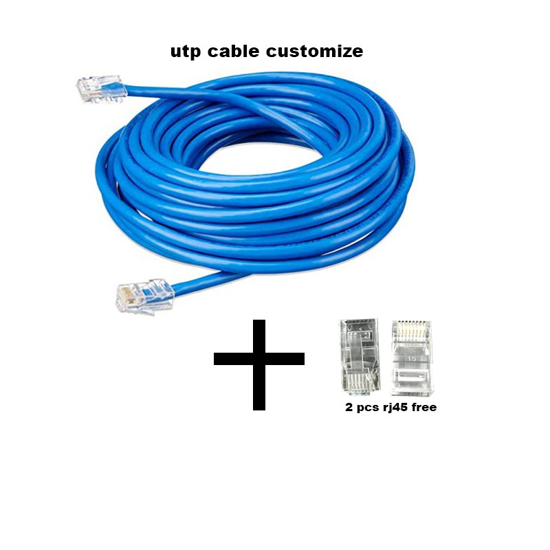 Cat6 UTP Lan Cable 12.00 per meter with Rj45 already crimpt (5 meters ...