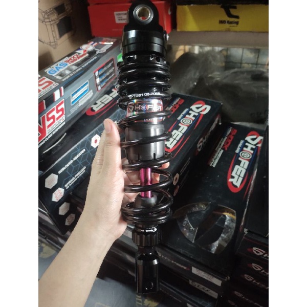 Shafer shock mio 300mm gas absorber(titanium/all black) | Shopee ...