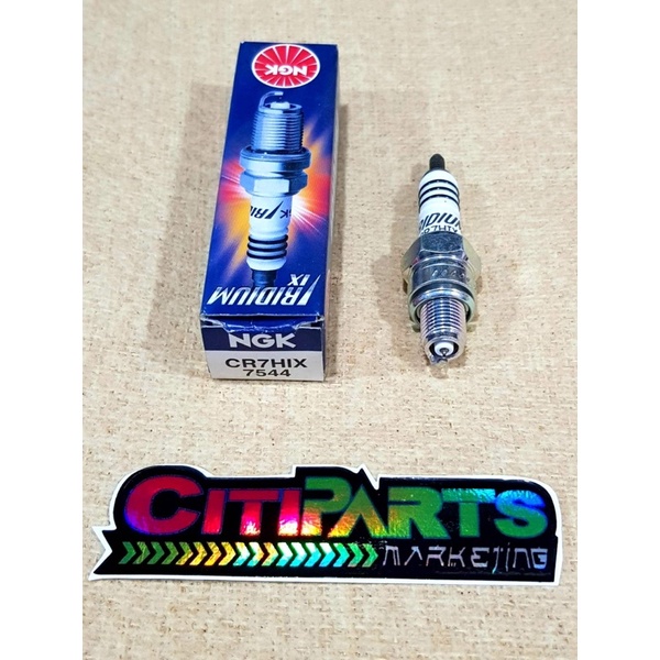 NGK IRIDIUM CR7HIX spark plug (short thread) | Shopee Philippines