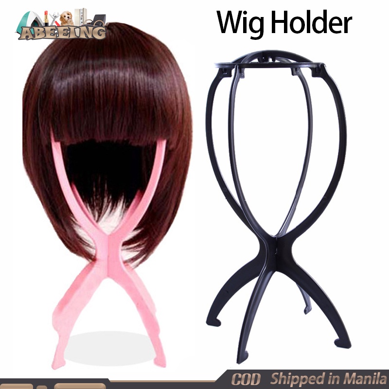 Collapsible Wig Stand Holder Plastic barbershop Fashion Model Display ...
