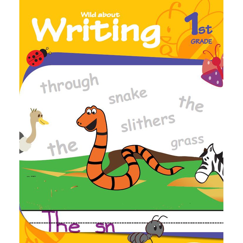 Grade 1 English Activity Workbook: Wild about Writing (28 pages ...