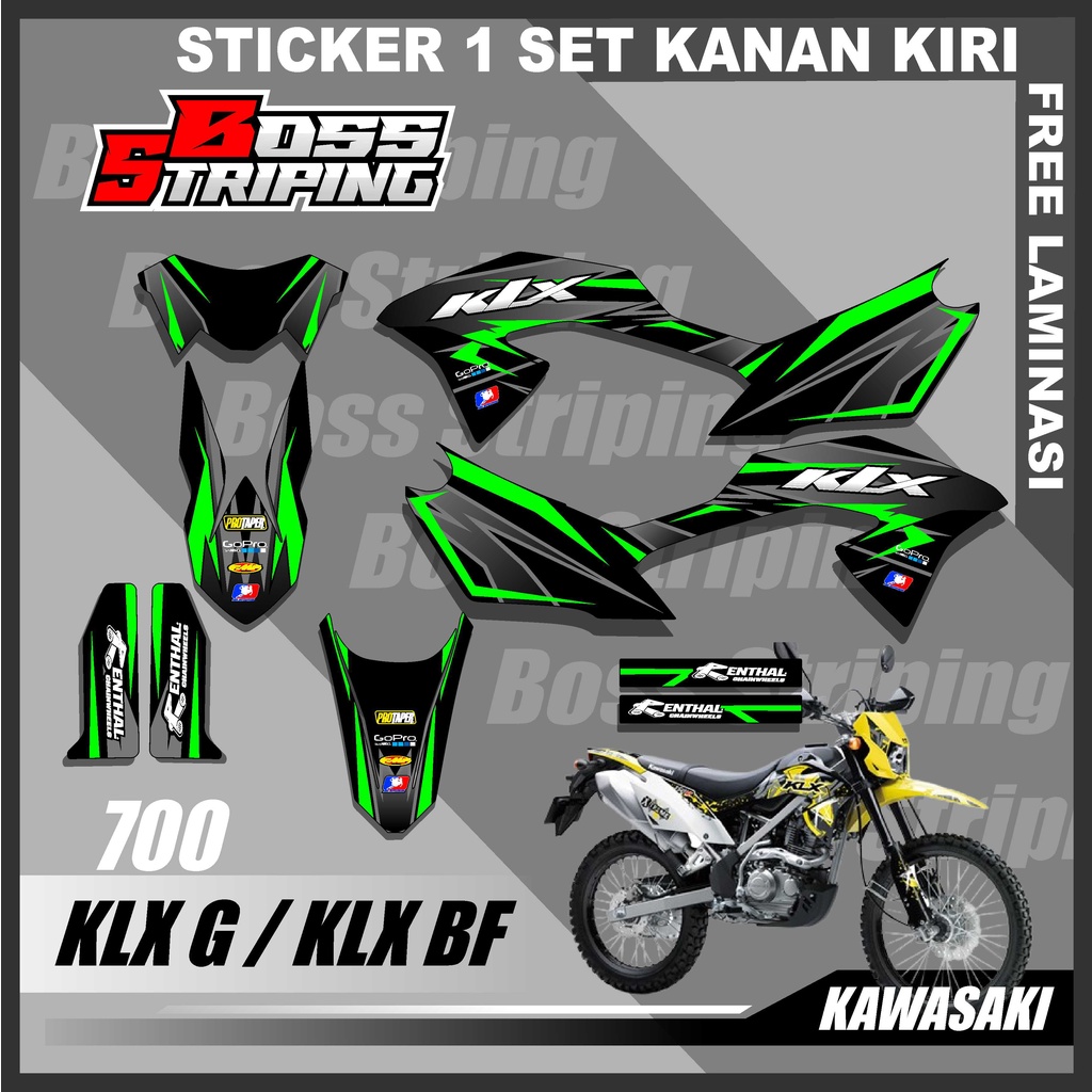 Striping Sticker klx bf 150 klx G Sticker Sticker Motorcycle klx 150 bf ...