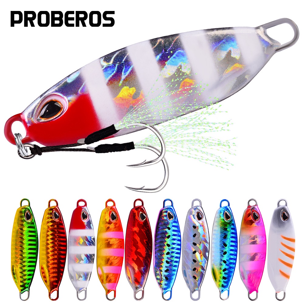 [Ready Stock] 1PC Drag Metal Cast Jig Spoon 10g-15g-20g-30g-40g-50g Shore Casting Jigging Fish ...