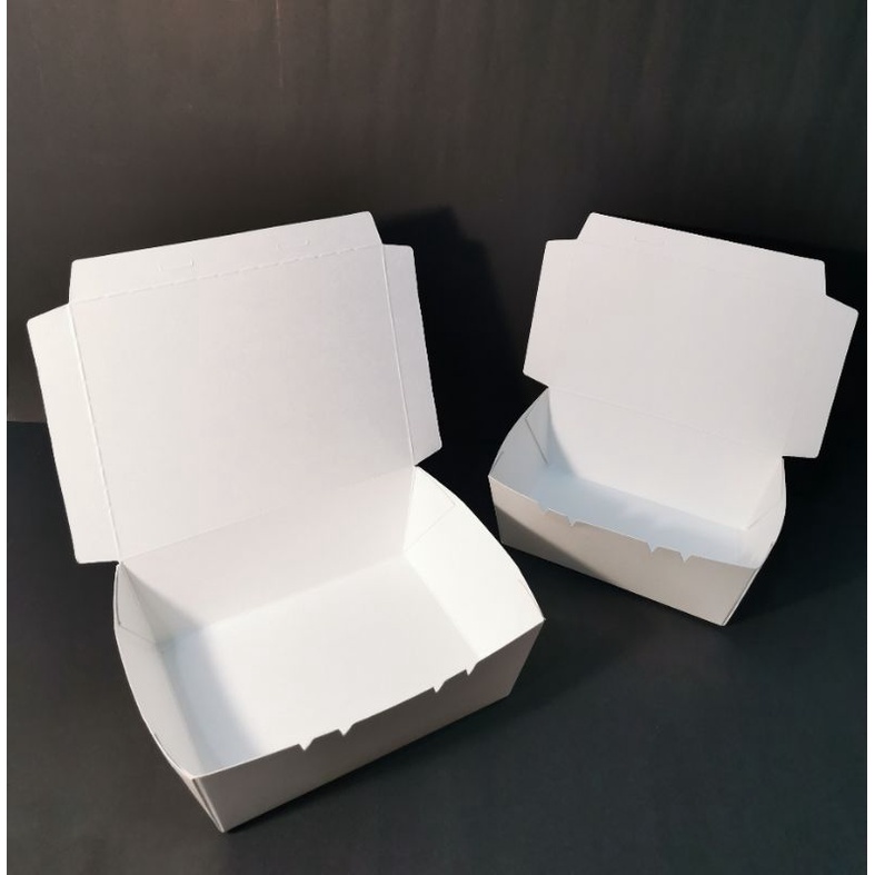 Paper Chicken Box Disposable 2 Sizes (50pcs/pack) | Shopee Philippines