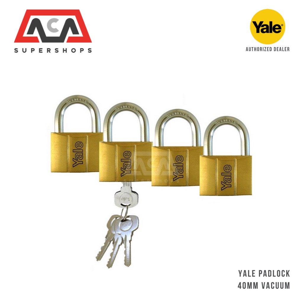 YALE PADLOCK 40MM VACUUM (4 per pack) | Shopee Philippines