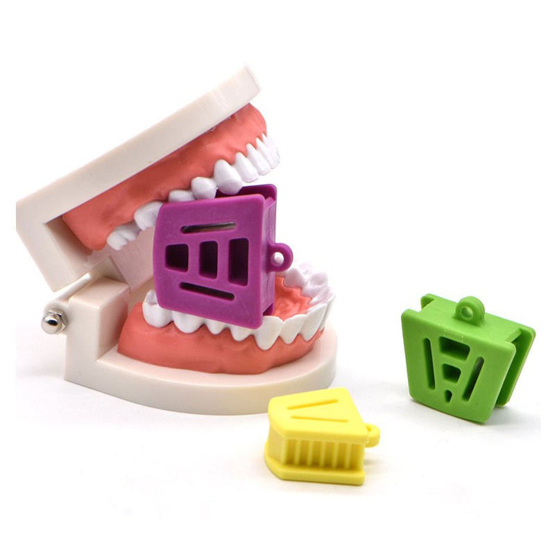 Dental Occlusal Pad Teeth Prop Bite Rubber Opener Retractor | Shopee ...