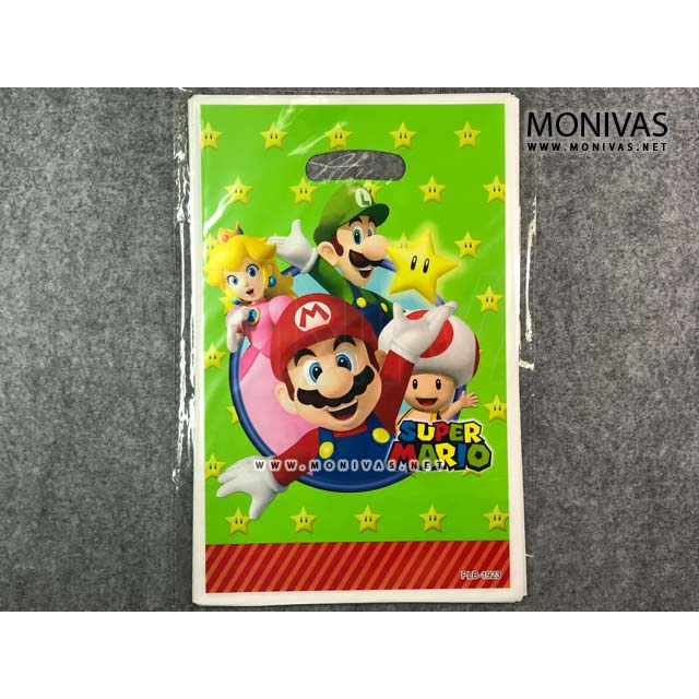 Super Mario Loot Bags Game Theme Party Supplies Character Bags (10pcs ...