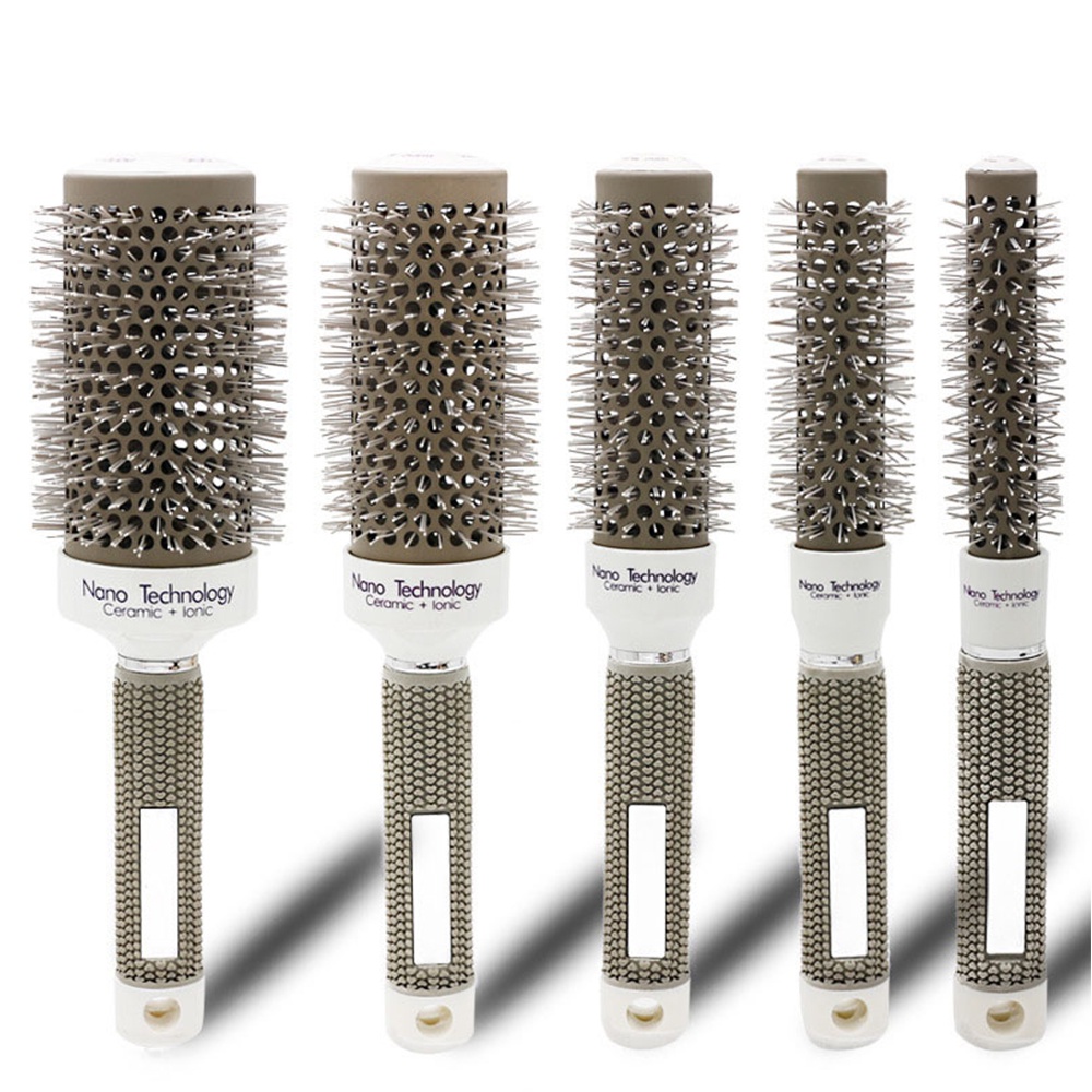 Nano Ceramic Aluminium Tube Hair Roller Combs Air Combs Fluffy Hair ...
