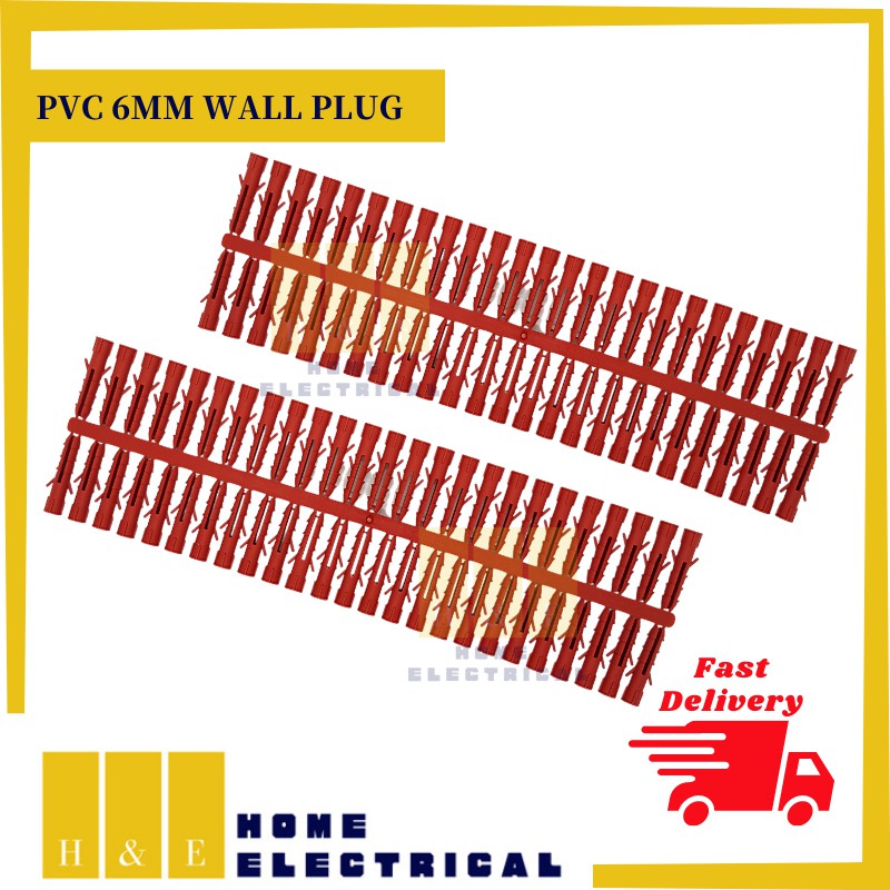 Pvc Wall Plug / 6MM Pvc Wall Plug | Shopee Philippines