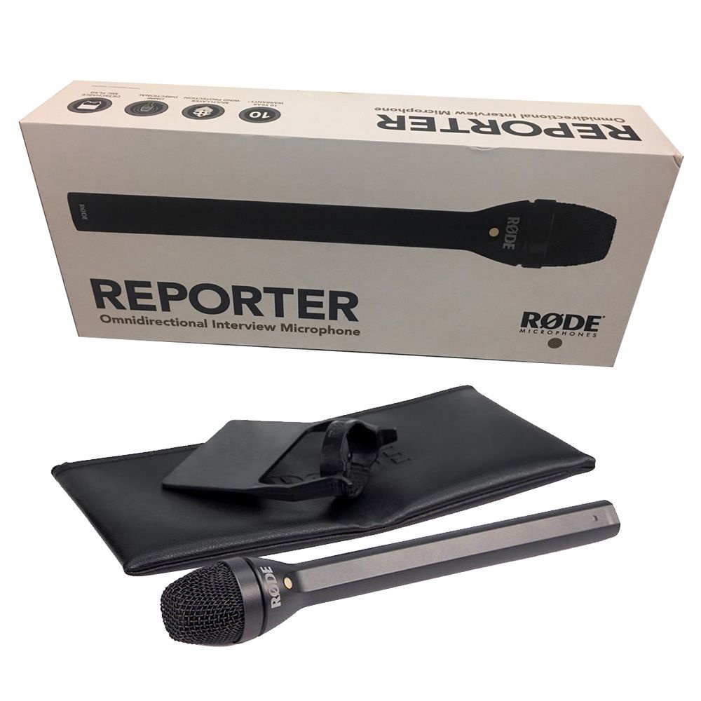 Rode Reporter Omnidirectional Handheld Interview Microphone | Shopee ...