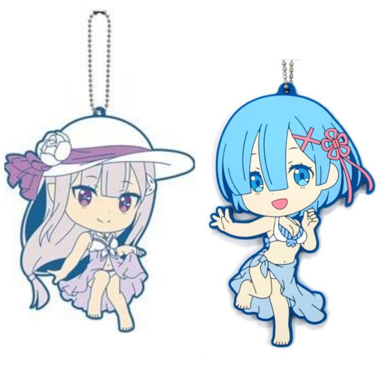 Re:Zero - Starting Life in Another World - Emilia & Rem Big Rubber ...