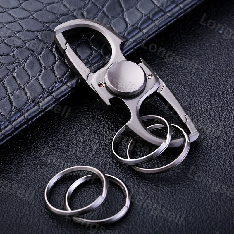 Fidget Spinner Gyro Keychain Key Holder Bottle Opener Bag Motor Scooter ...