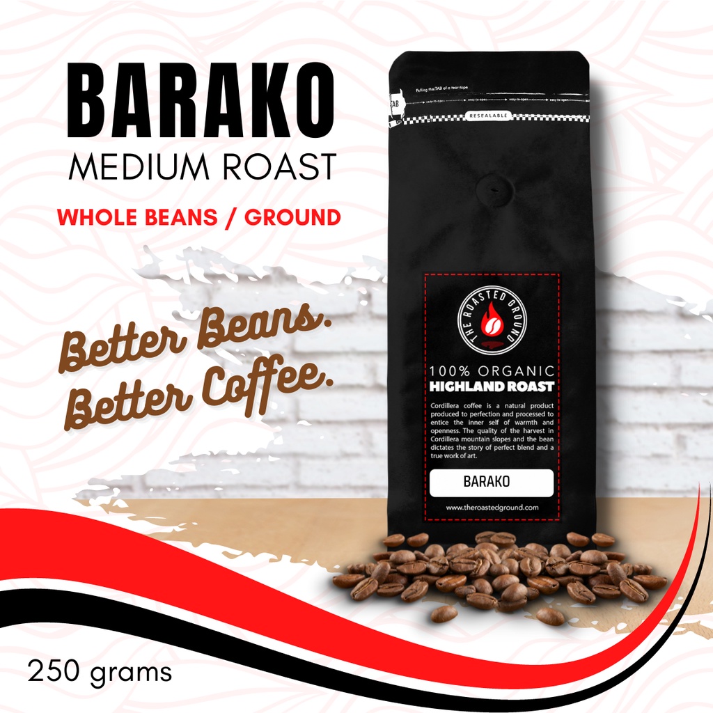 Barako Blend (Medium Roast) - 250g - Premium Coffee (Whole Beans ...