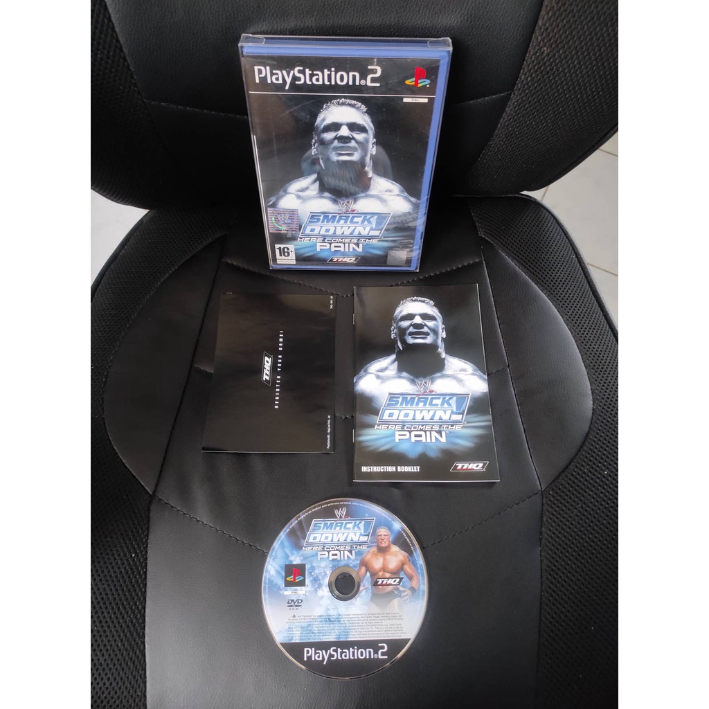 WWE SmackDown! Here Comes the Pain PAL PS2 Playstation 2 Original CD ...
