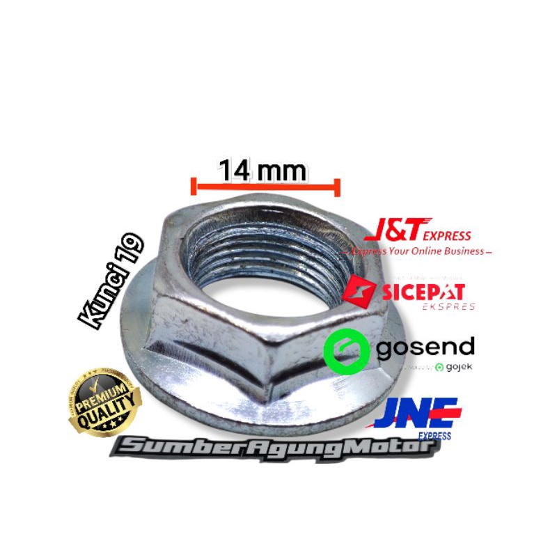 CLUTCH PLATE HOUSING NUT DOUBLE PLATE ALFA JUPITER VEGA FIZR CRYPTON ...