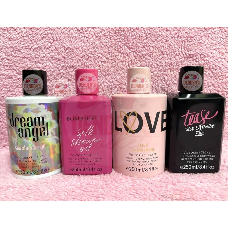 Victoria’s Secret SILK SHOWER OIL (Oil-to- Cream Body Wash) 250 ML ...