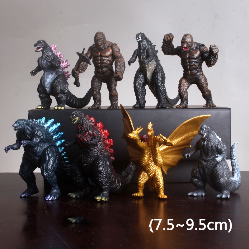 Set of 8 Godzilla Models in Godzilla King of The Monsters 3 - model 4 ...