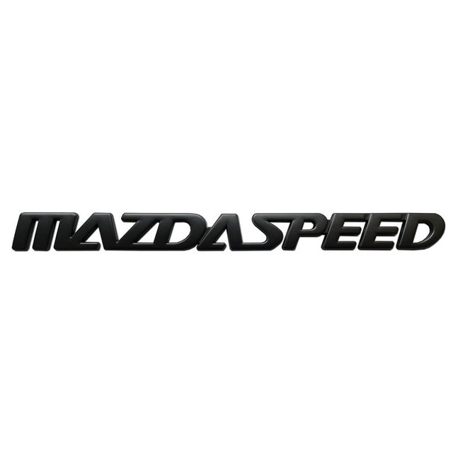 Car 3D Metal MS MazdaSpeed Emblem Badge Sticker For Mazda 2 3 5 Axela ...