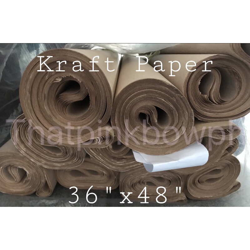 Kraft Paper 36x48 FOLDED Brown Paper Packaging Material Gift Wrapper ...