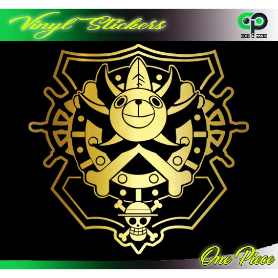 Thousand Sunny 001 - One Piece Vinyl Sticker (For Laptop, Motorcycle ...
