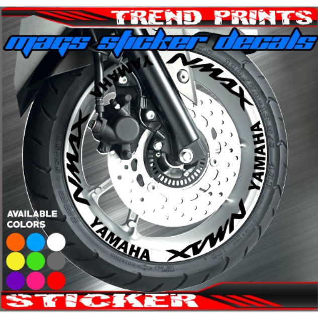 NMAX MAGS STICKER DECAL FRONT AND REAR | Shopee Philippines