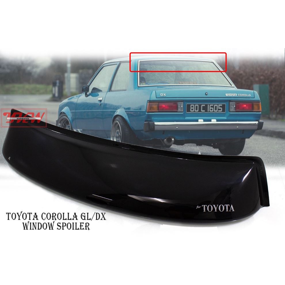 NEW Toyota Corolla GL DX KE70 KE72 KE75 TE71 TE72 1979-1985 Black Rear ...