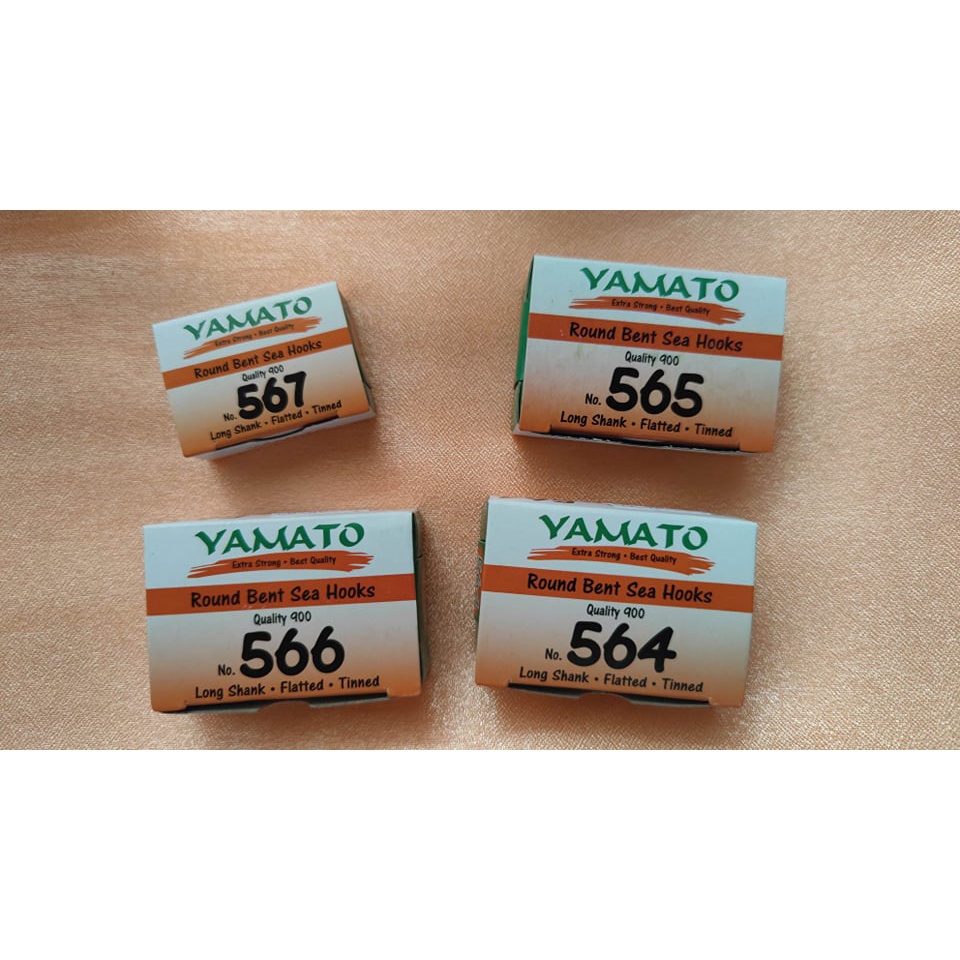 YAMATO Round Bent Sea Hooks Quality 900 | Shopee Philippines