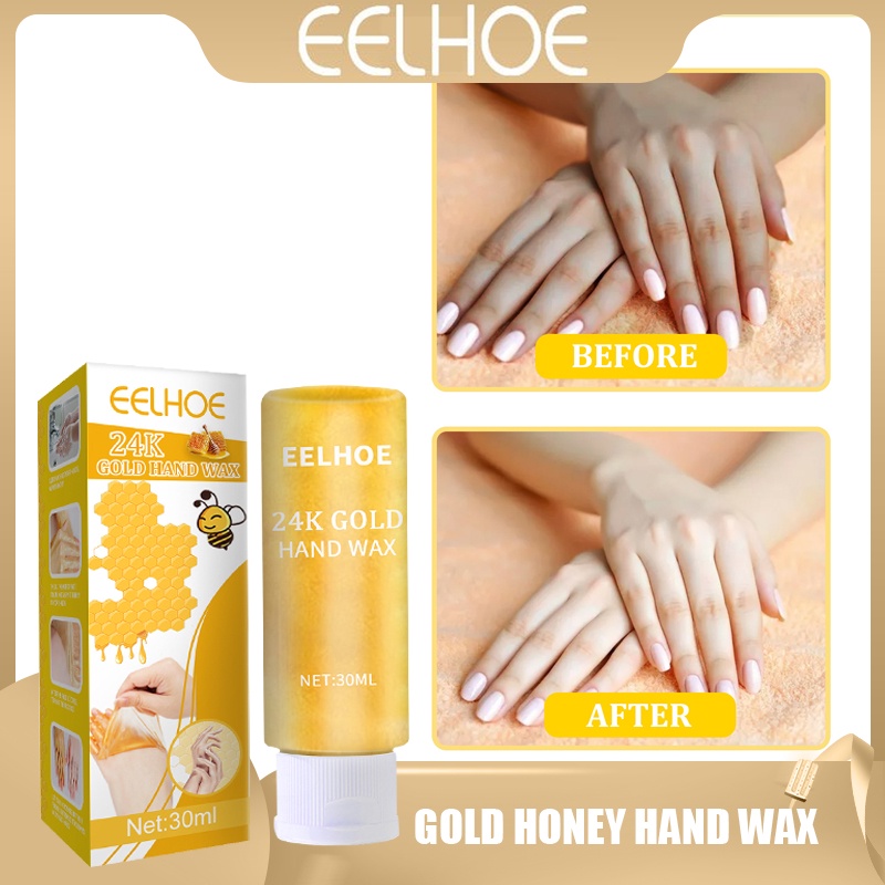 Eelhoe 24K Gold Hand Mask Natural Honey Ingredients Exfoliating Dead ...